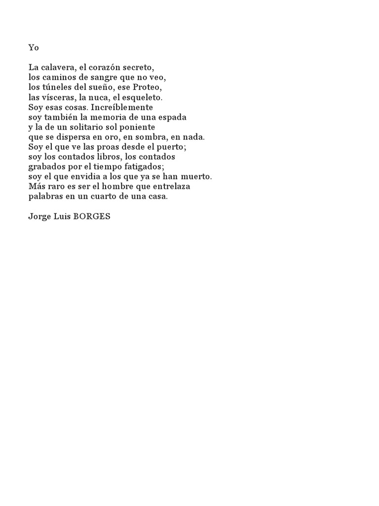 Poema YO | PDF