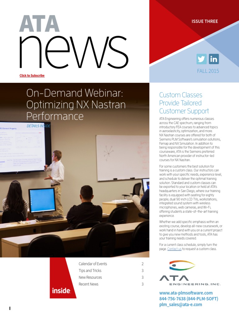 ATA Newsletter 3 2015 | PDF | Product Lifecycle | Engineering