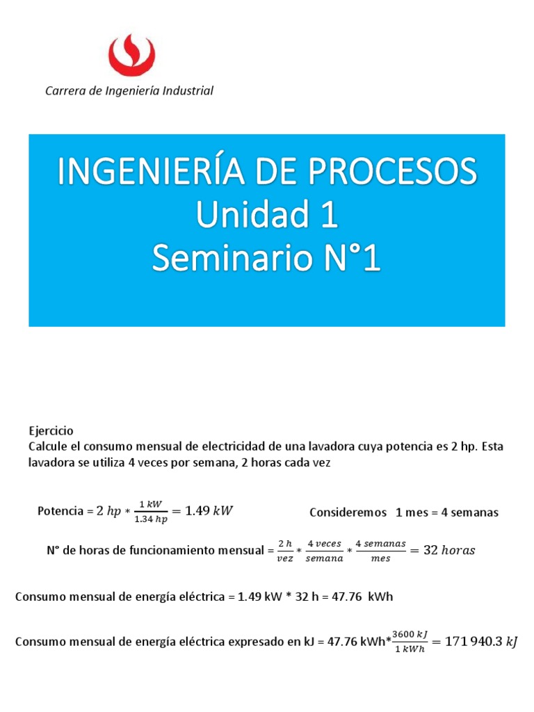Problemas resueltos Seminario N°1 | PDF | Combustibles | Calor