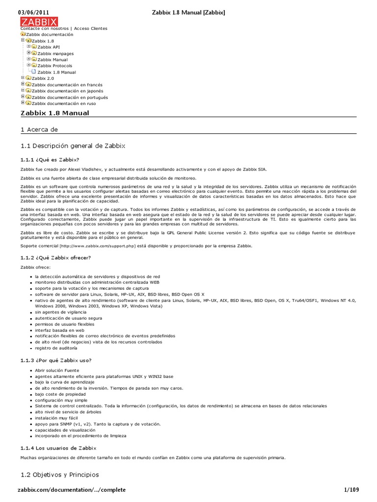 Manual Zabbix | PDF | Mi sql | Servidor (Computación)