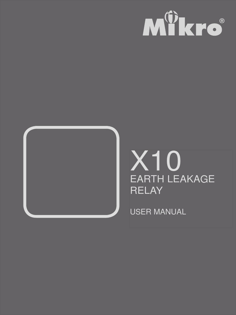 X10 User Manual | PDF | Manufactured Goods | Electronics