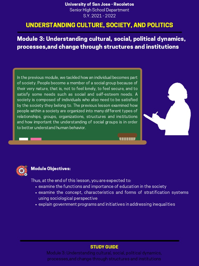 Ucsp Lesson 3 | PDF | Social Inequality | Discrimination & Race Relations