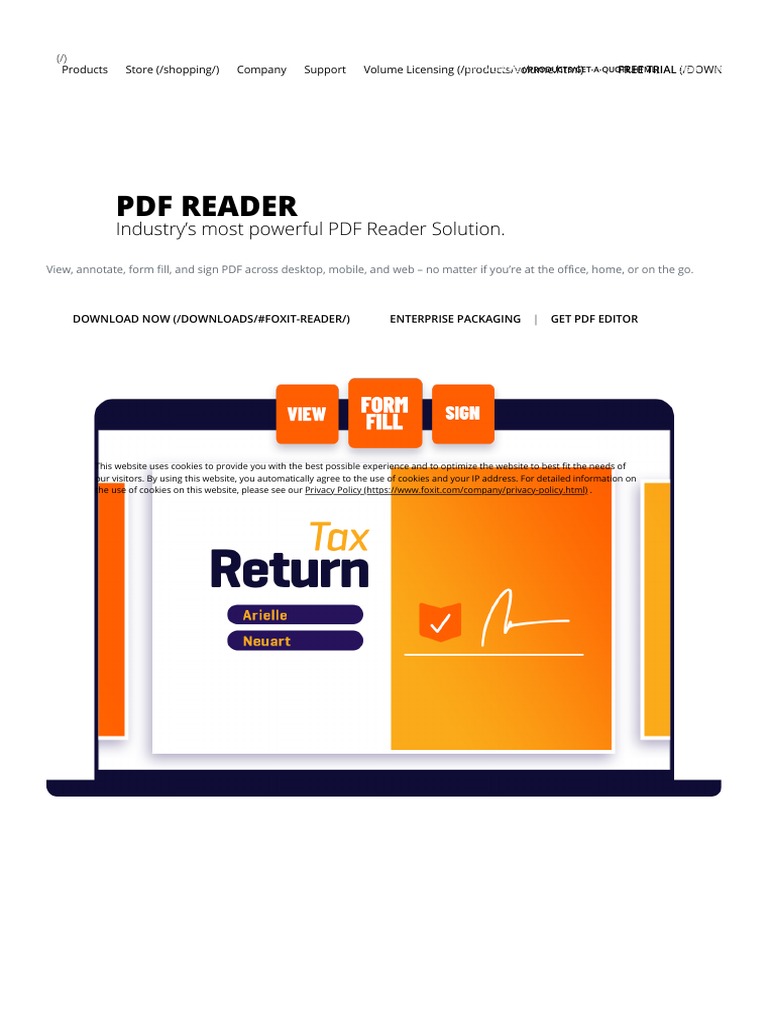Free PDF Reader & Viewer - Online Download - Foxit Software | PDF | Computing | Software