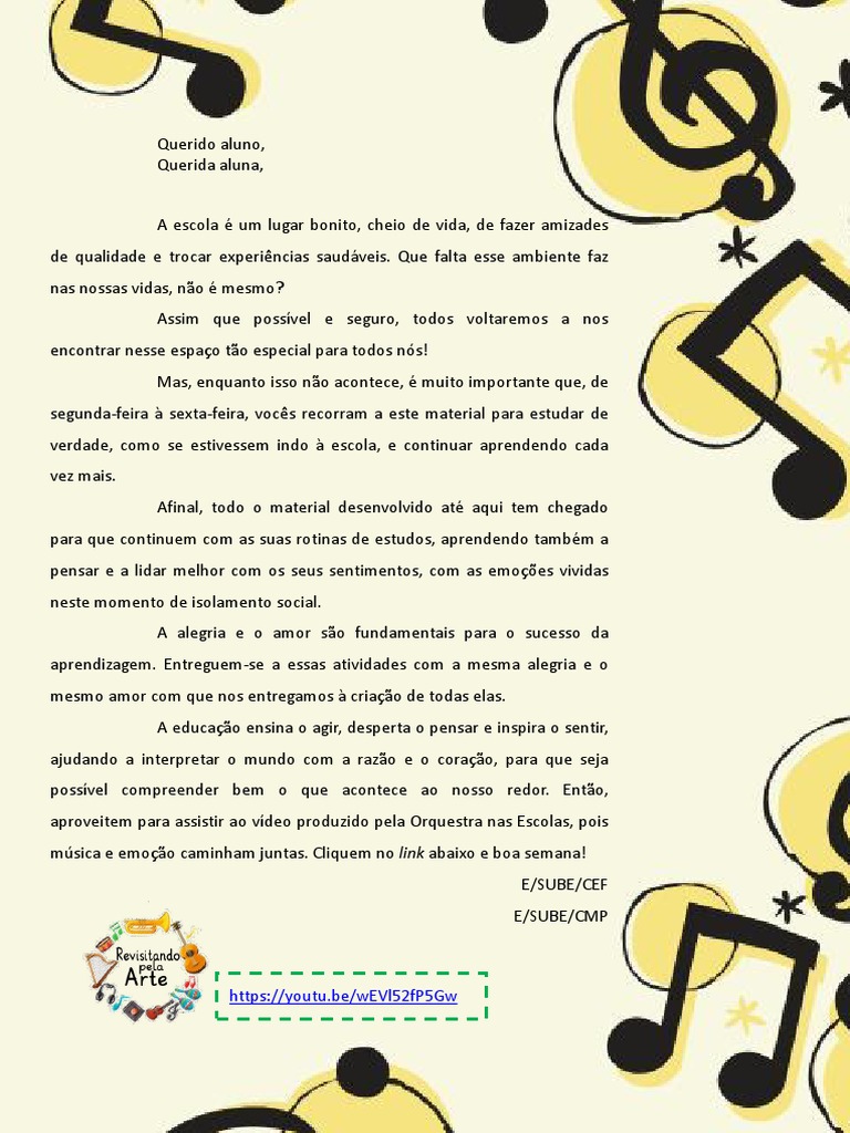 Música - 8 Ano Aula | PDF