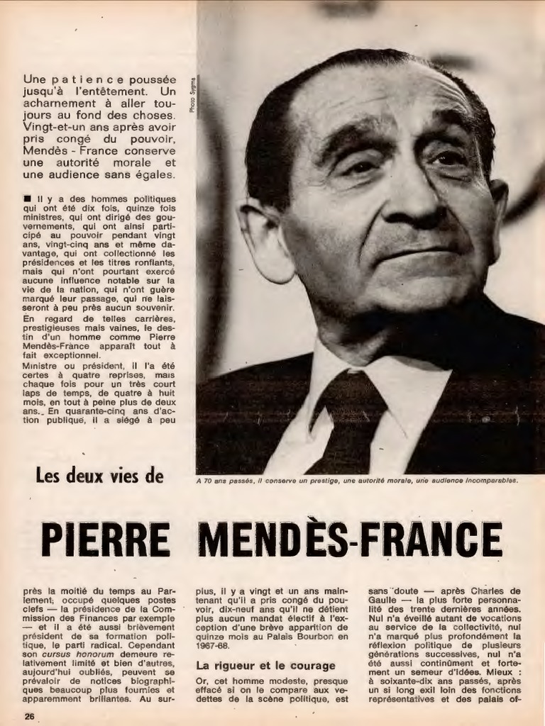 Pierre Mendès-France | PDF | Gouvernement | France