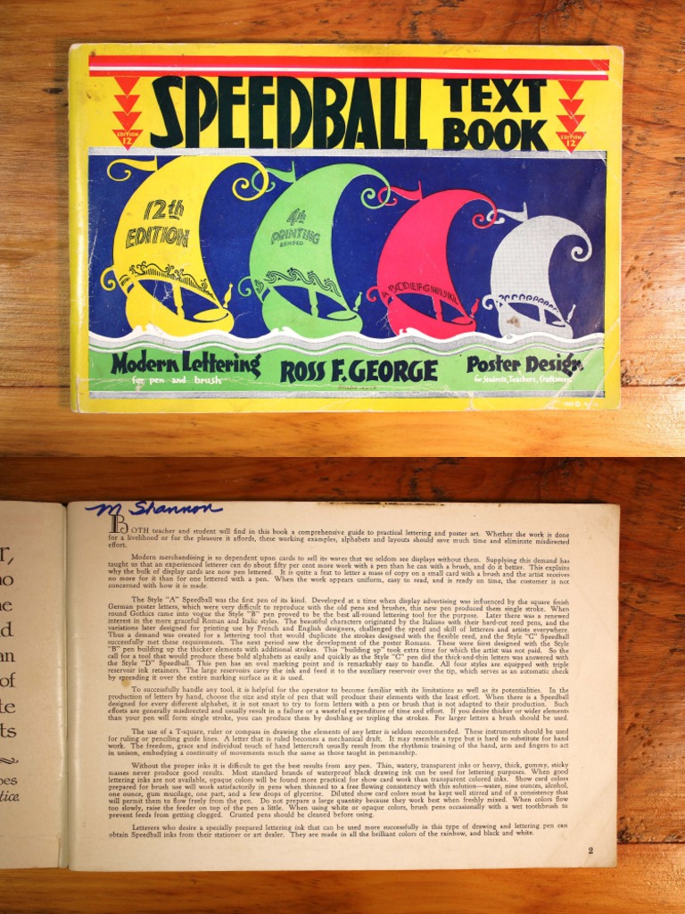 Speedball Textbook 12th Edition - Ross F. Geroge - 1935 | PDF