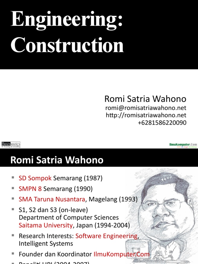 Romi Se 04 Construction June2012 | PDF | Use Case | Class (Computer Programming)