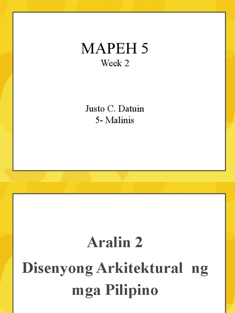 Mapeh PPT Week 3 q1 | PDF