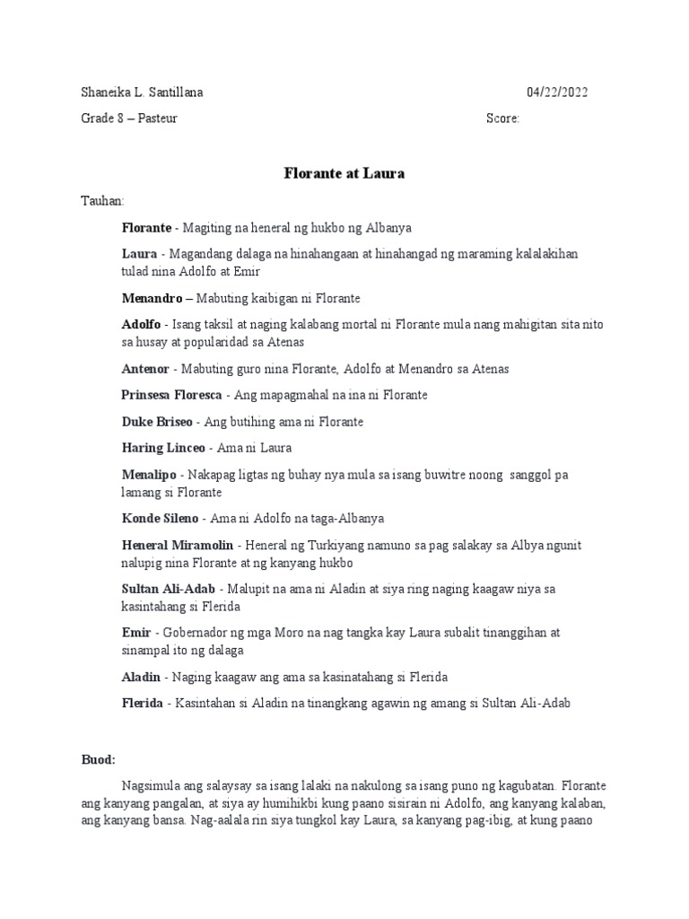 Florante at Laura | PDF
