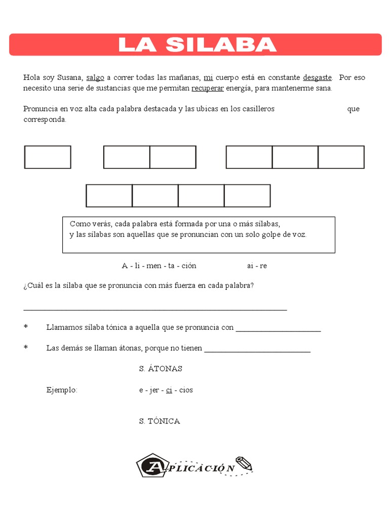 La Silaba | PDF | Lingüística