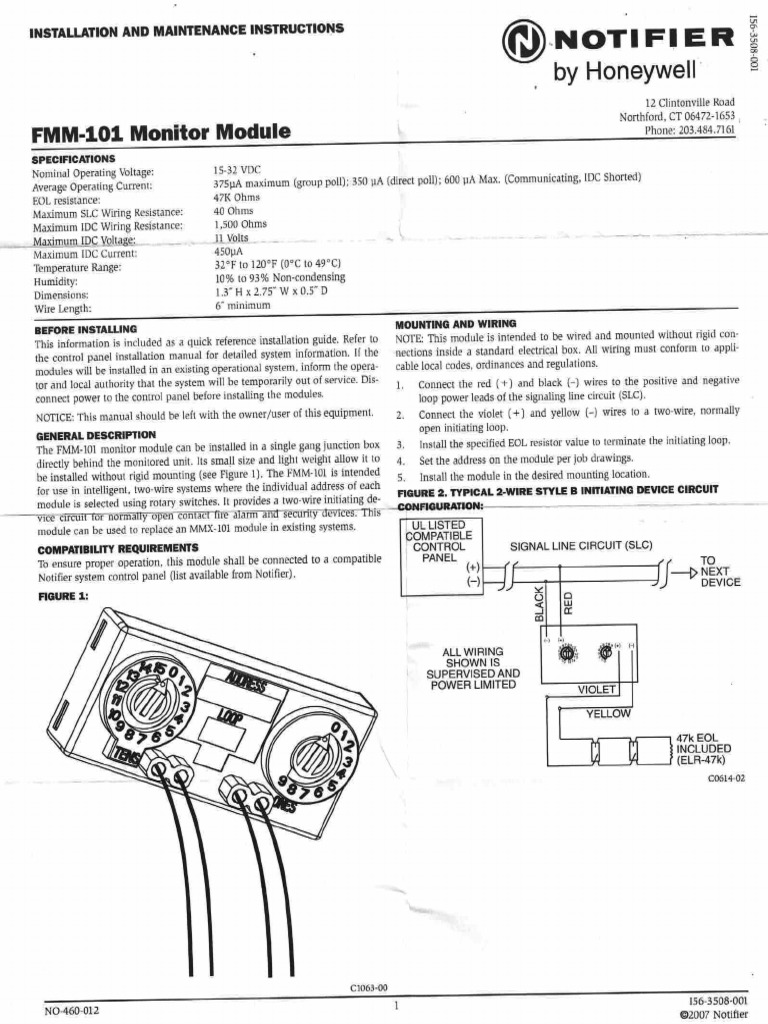 FMM-101 Monitor Module | PDF