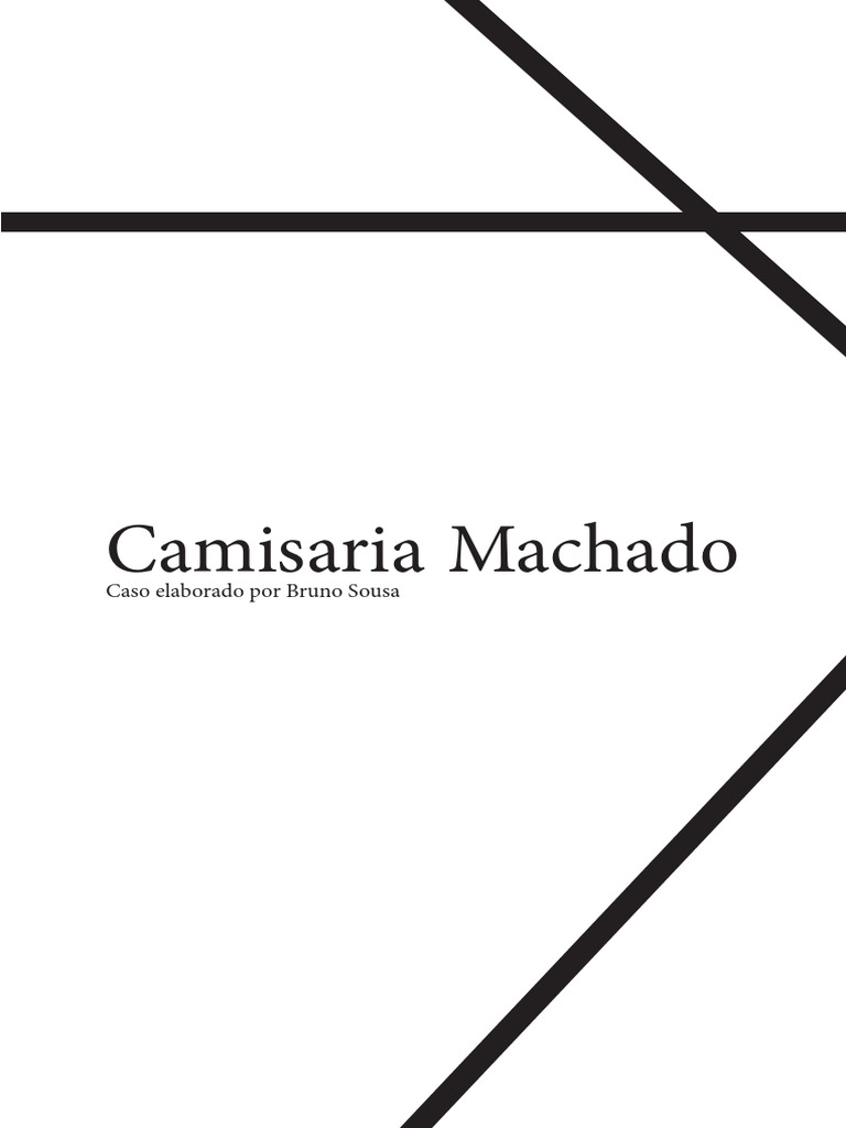 Camisaria Machado: Tradição e Inovação | PDF | Marca | Qualidade (negócios)
