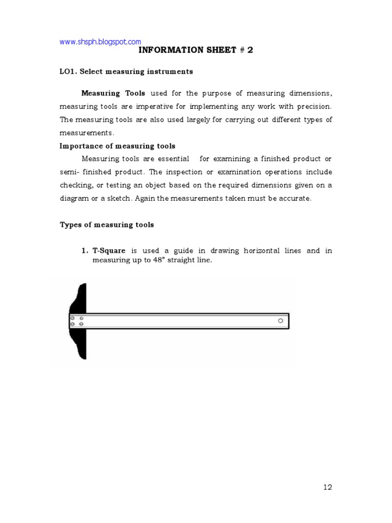 Lesson 2 Measuringf Tools | PDF | Triangle | Length