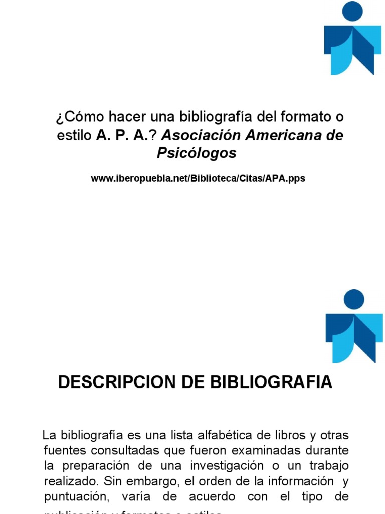 Normas para Bibliografia APA | PDF | Bibliografía | Publicación
