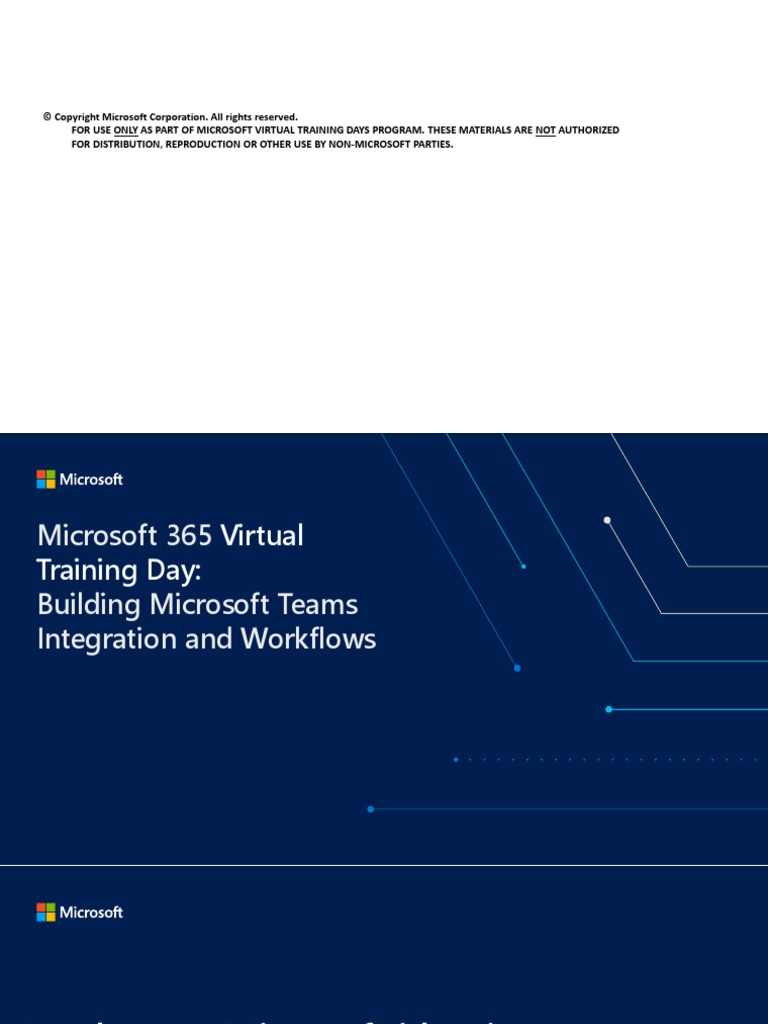 Building Microsoft Teams Integration and Workflows | PDF | Microsoft ...