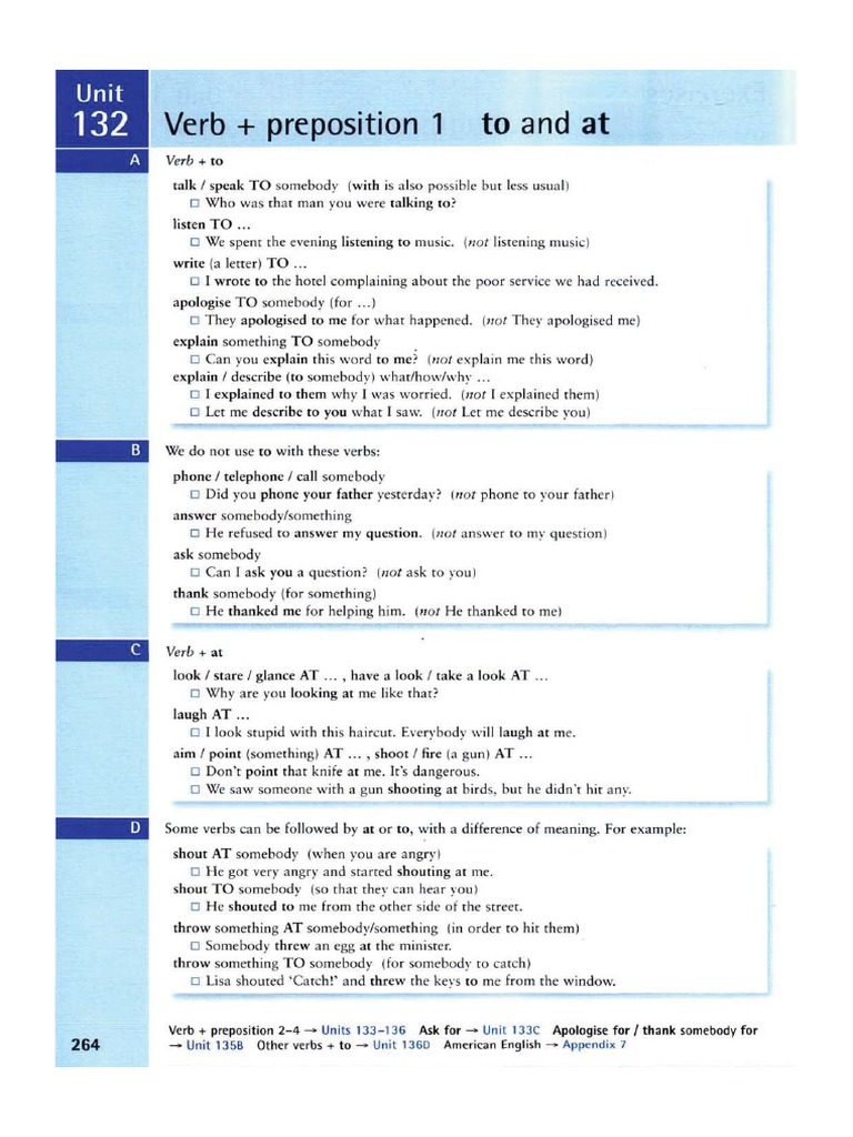 First Verbs+Prep | PDF