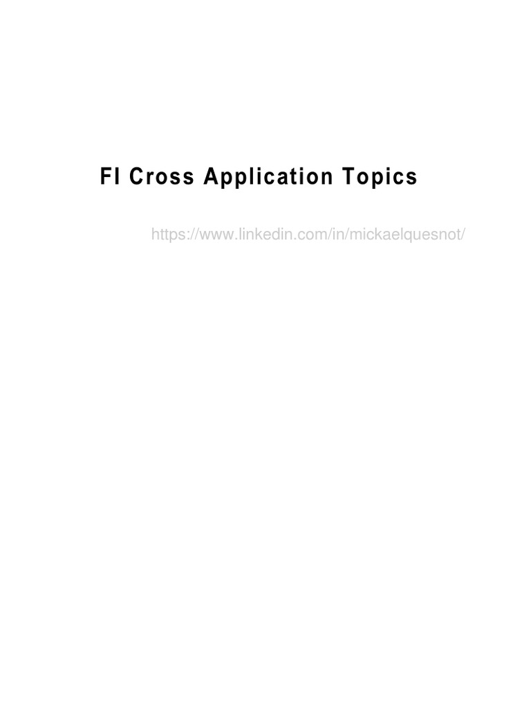 Sap Fi Cross | PDF | Taxes | Specification (Technical Standard)