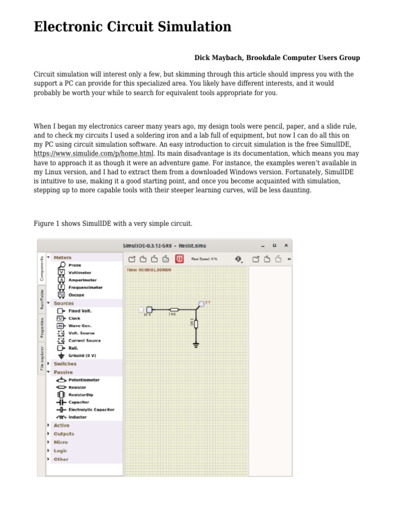 Electronic Circuit Simulation - MPDF | PDF