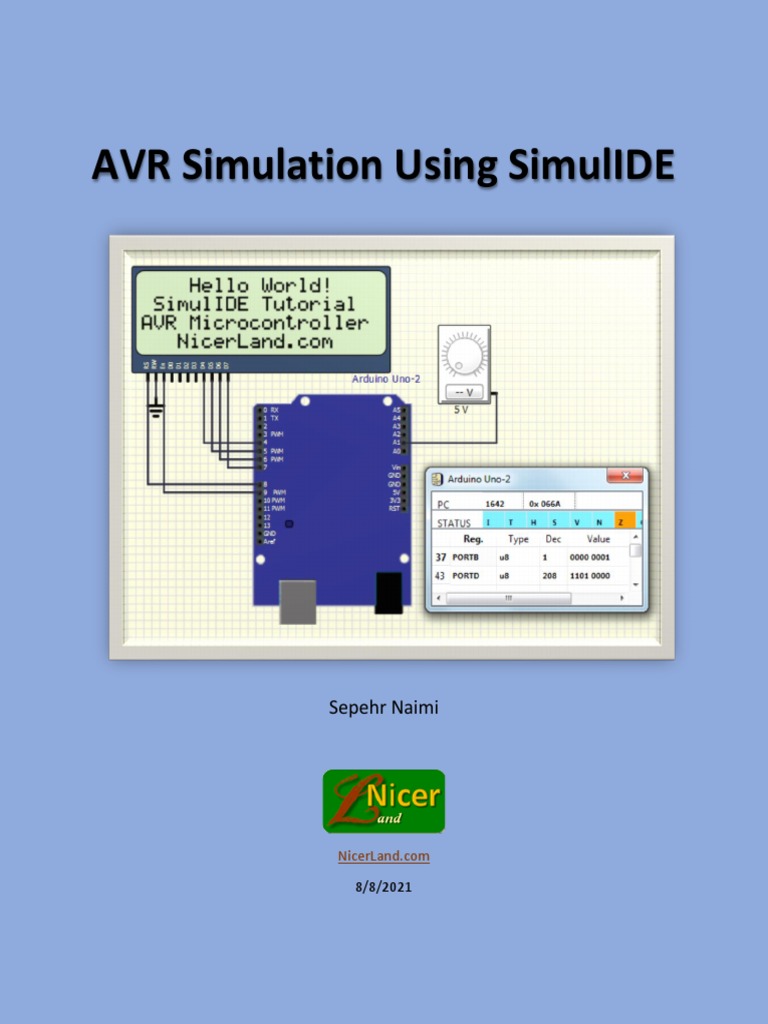 AVR Simulation Using SimulIDE - AvrSimulationUsingSimulIDE | PDF