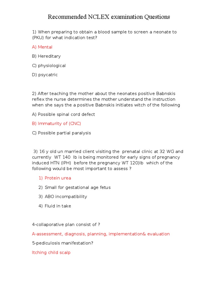 Nclex Exam 2010 | PDF | National Council Licensure Examination | Surgery