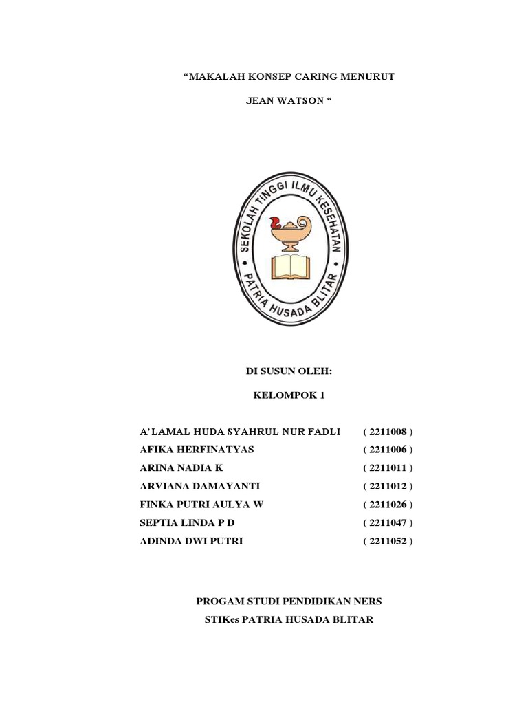 Konsep Caring Jean Watson dalam Keperawatan | PDF | Pengembangan Diri