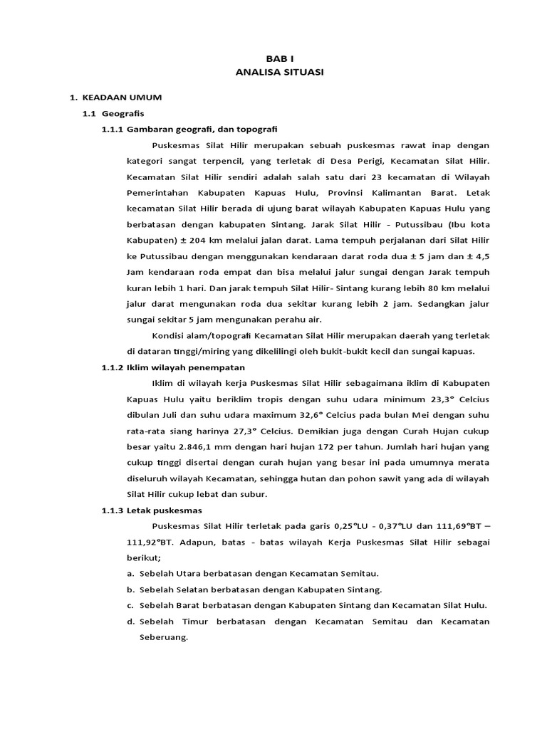 Laporan Awal Nsi | PDF