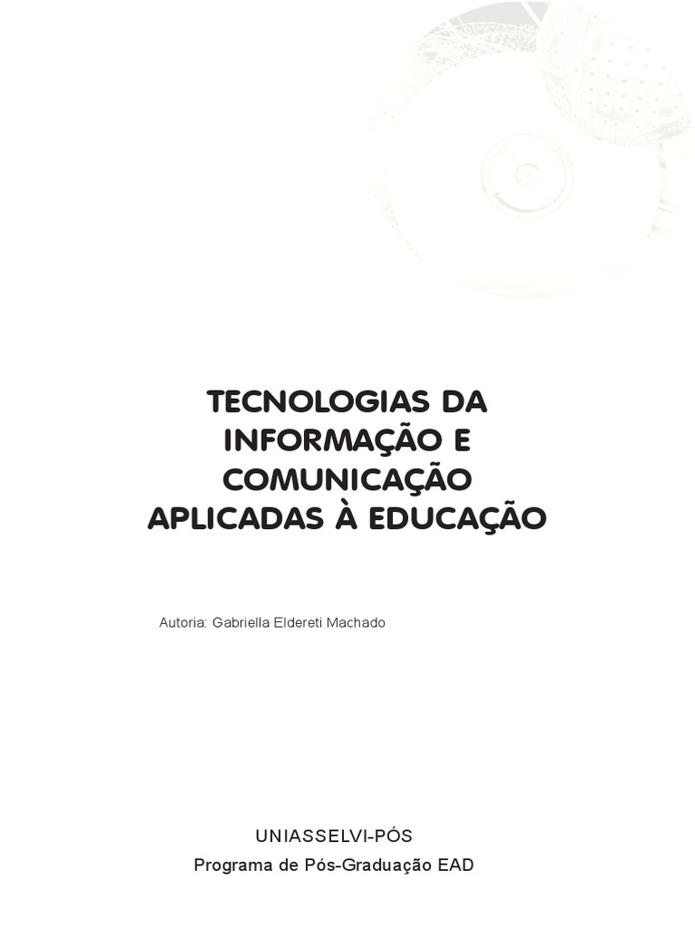 Tecnologias Da Informação e Comunicação Aplicadas à Educação | PDF ...