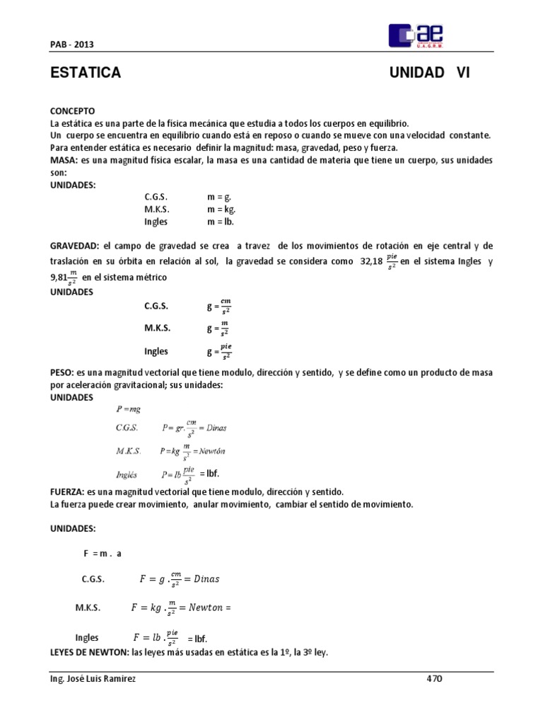 Fisica Estatica | PDF