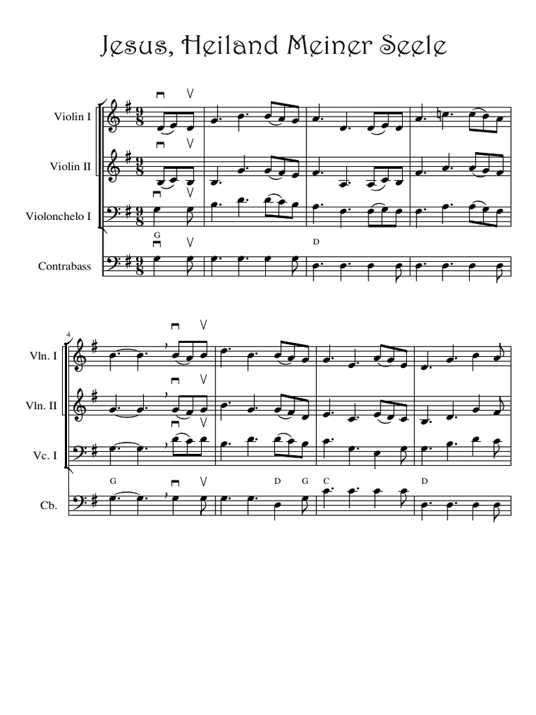 Jesus, Heiland Meiner Seele | PDF