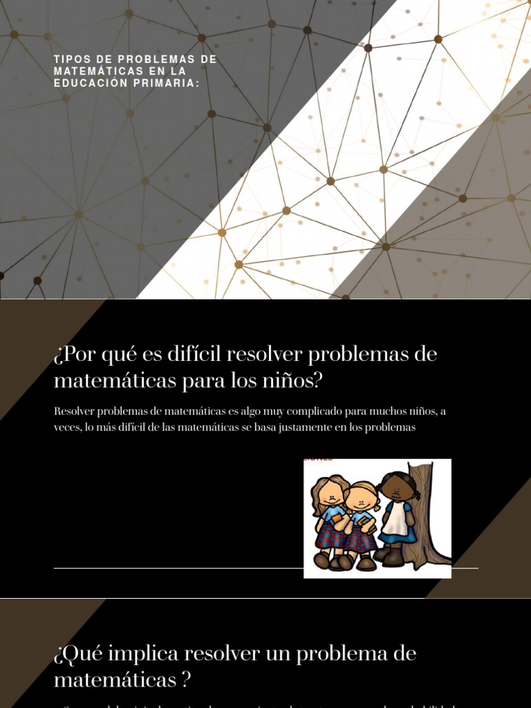 Tipos de Problemas de Matemáticas en La Educación Primaria | PDF ...