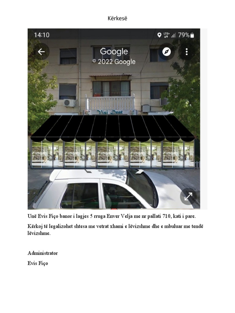 Unë Evis Fiço Banor I Lagjes 5 Rruga Enver Velja Me NR Pallati 710 | PDF
