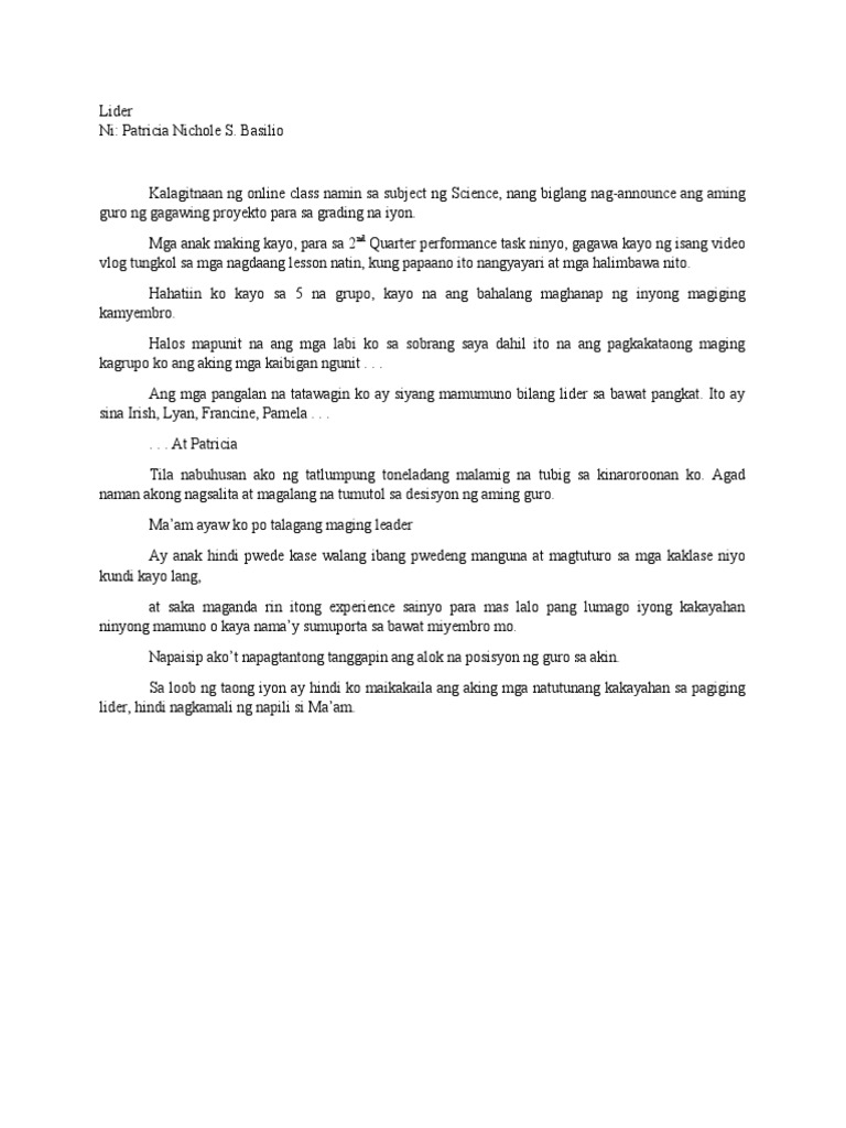 Filipino Comic Strip | PDF