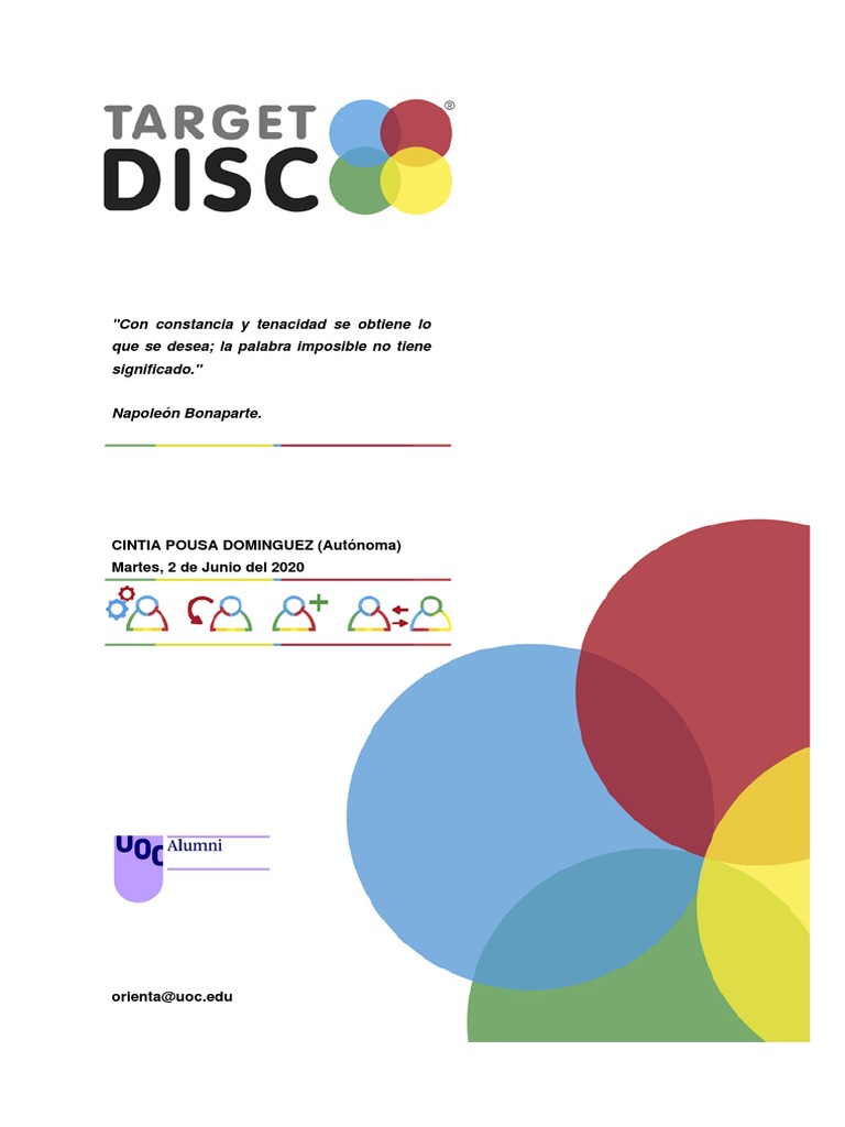 Target Disc | PDF | Comportamiento | Información
