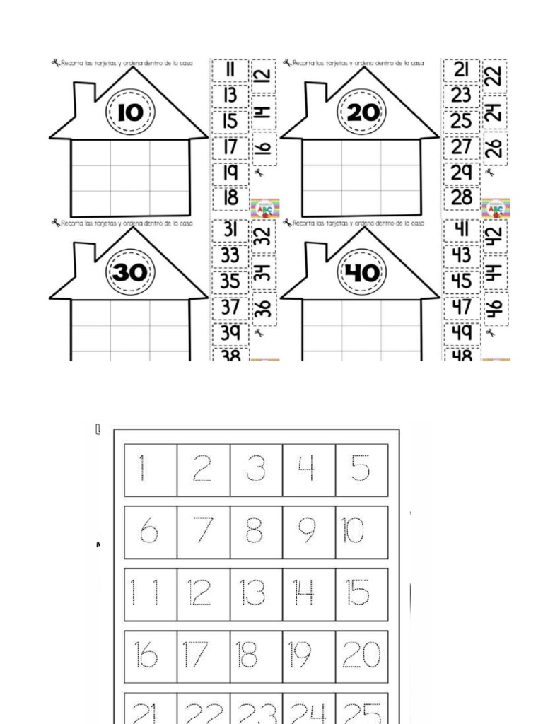 casita de numeros | PDF