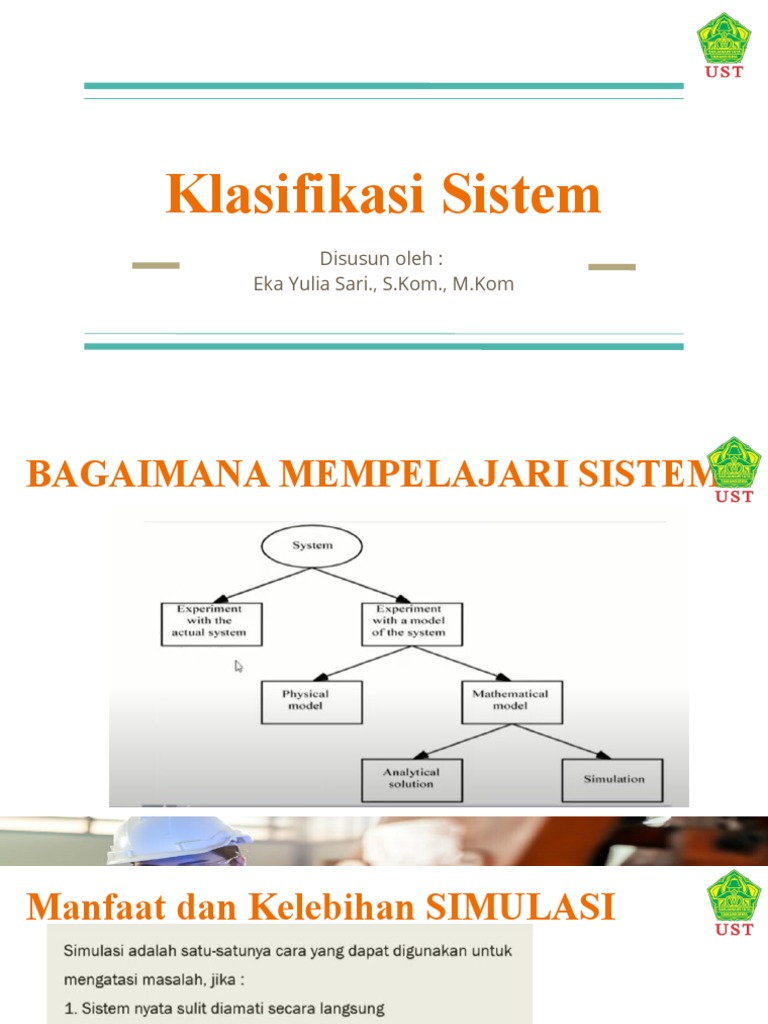 Pertemuan 4 - Klasifikasi Sistem | PDF
