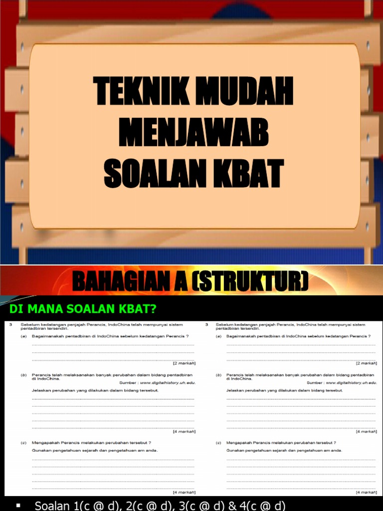 Teknik Menjawab Soalan KBAT | PDF