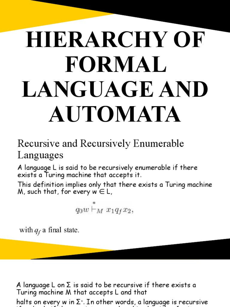 Chomsky Hierarchy | PDF | Automata Theory | Theoretical Computer Science