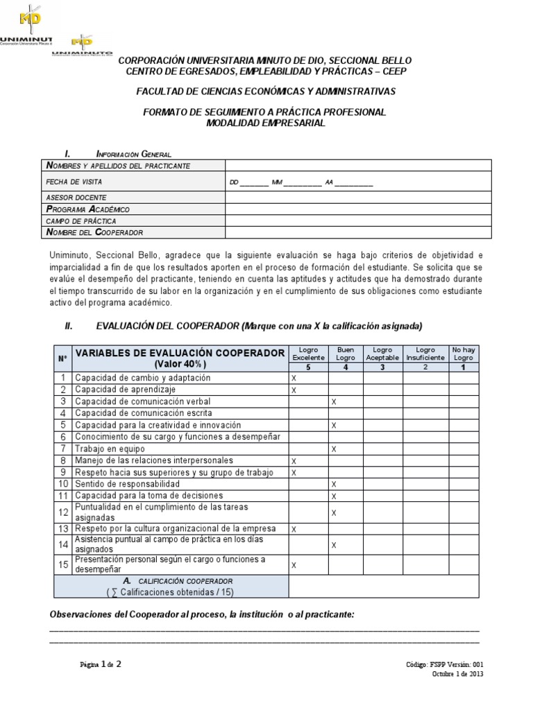 FORMATO VISITA SEGUIMIENTO (7) | PDF