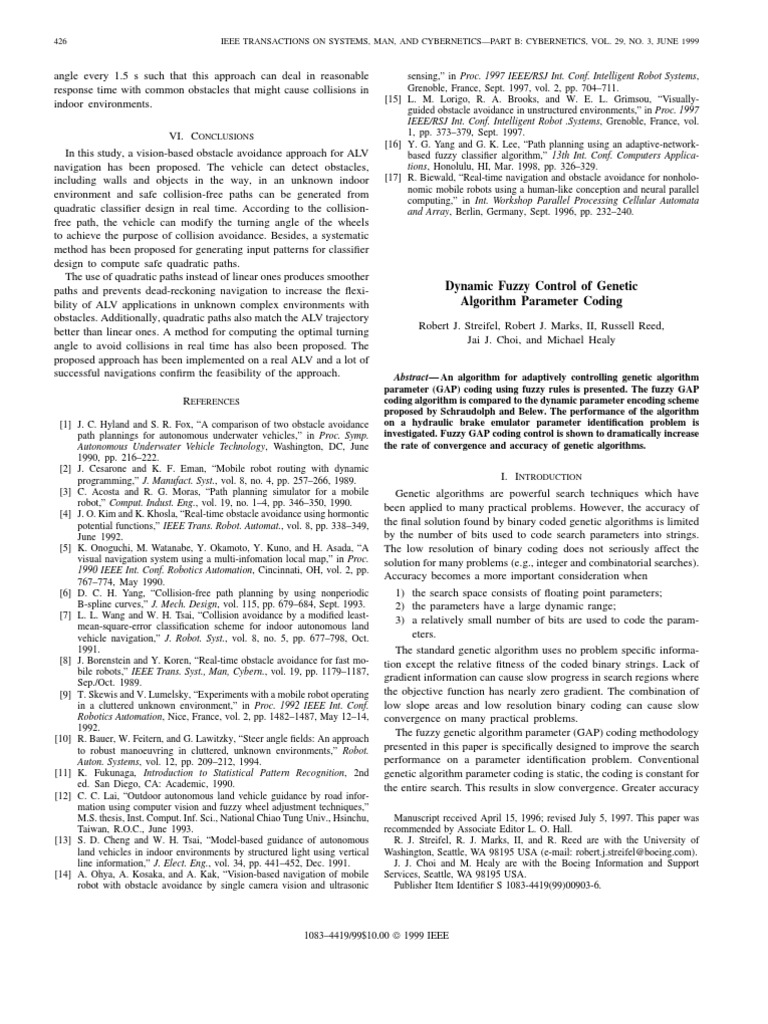 Paper Dynamic Fuzzy Control | PDF | Mathematical Optimization | Cluster Analysis