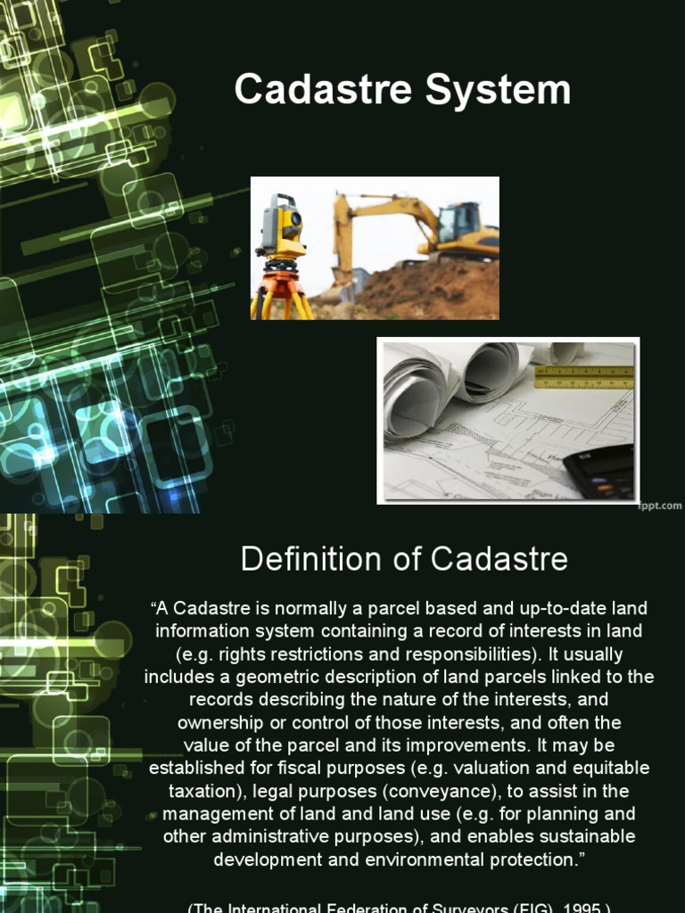 Cadastre System | PDF