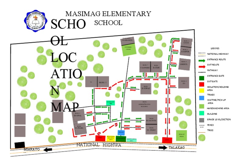School Location Map | PDF | Road | Road Infrastructure
