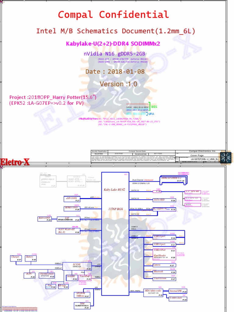 Schematic - Epk52 La-G07ep (Rev 1.0) | PDF | Personal Computers | Computing