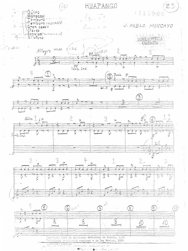 Percusion - Huapango | PDF