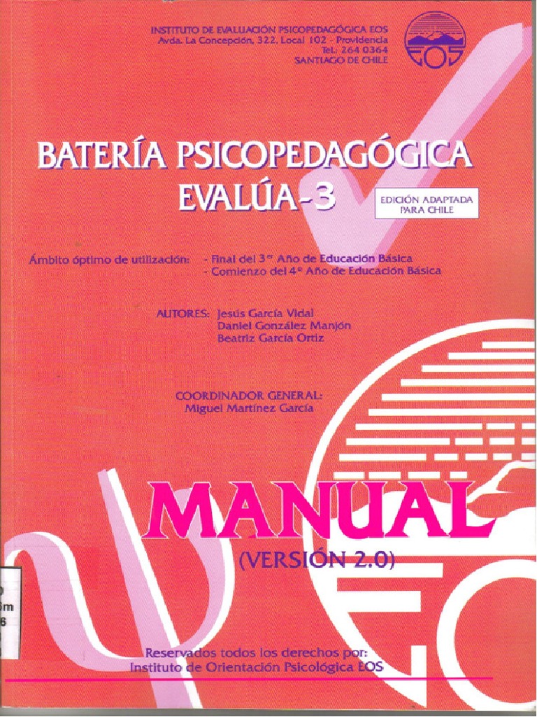 Manual Evalua 3 | PDF