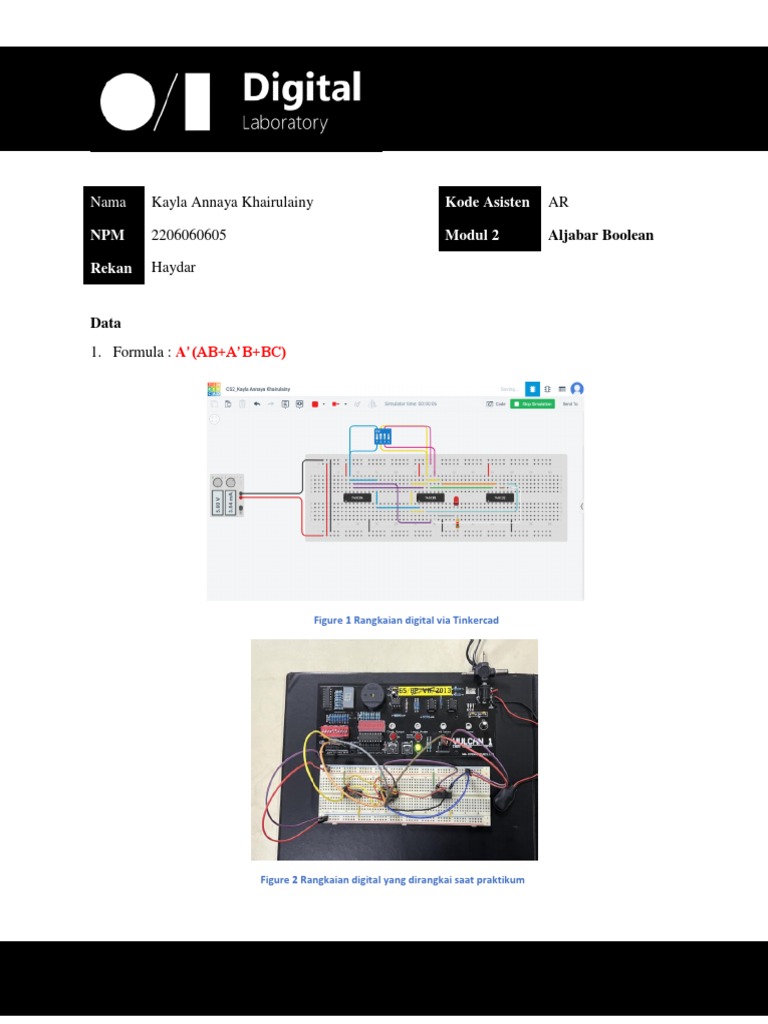 CS - AR - DSD 2 - Kayla Annaya Khairulainy - 2206060605 | PDF