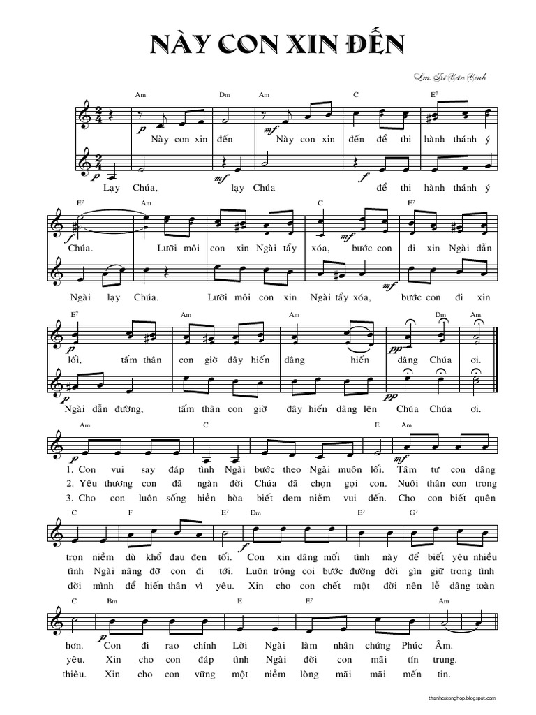 Nay Con Xin Den - Tri Van Vinh | PDF