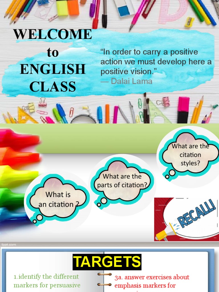 G8 - Emphasis Markers &activities | PDF | Language Education | Learning