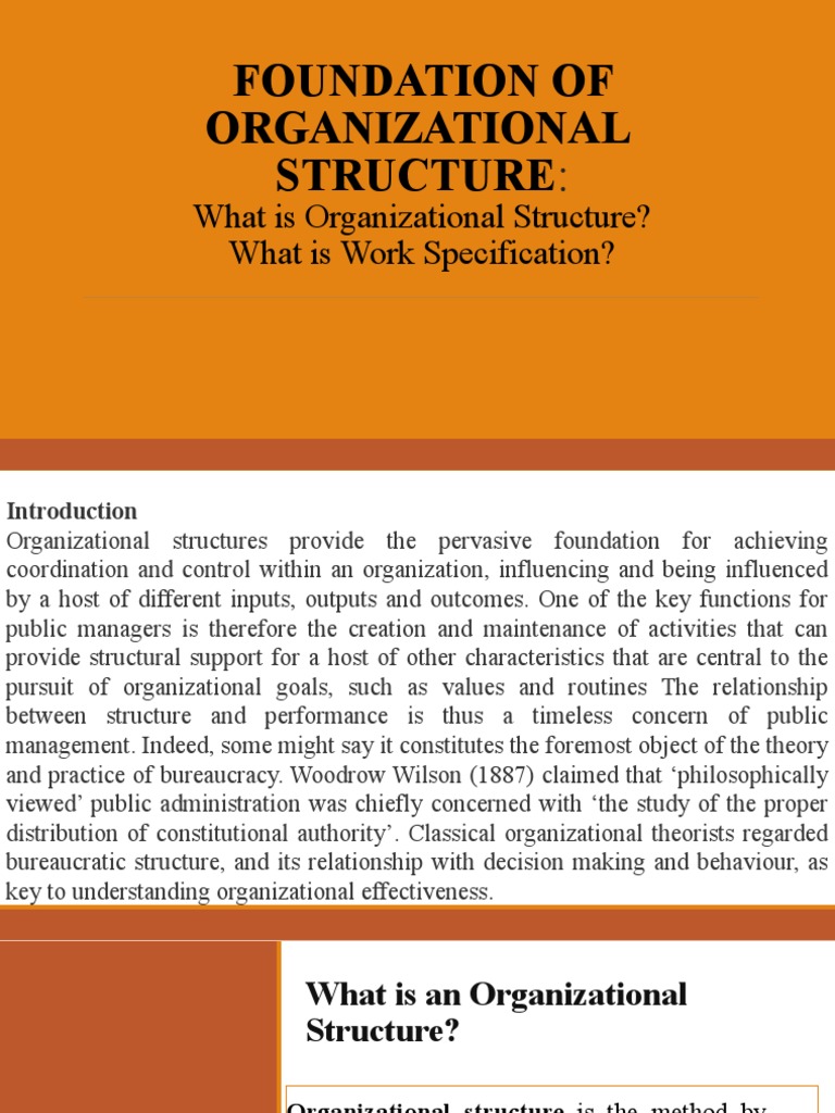 Function of Organizational Structure | PDF | Organizational Structure ...