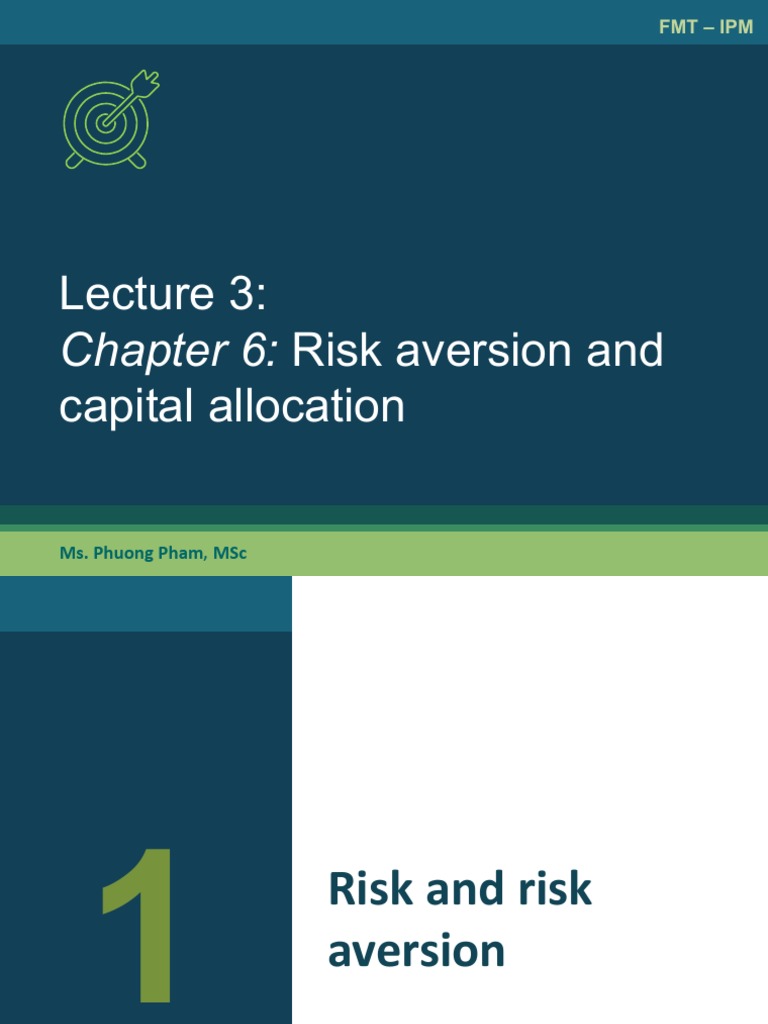 Lecture 3 Risk Aversion and Capital Allocation | PDF | Asset Allocation ...
