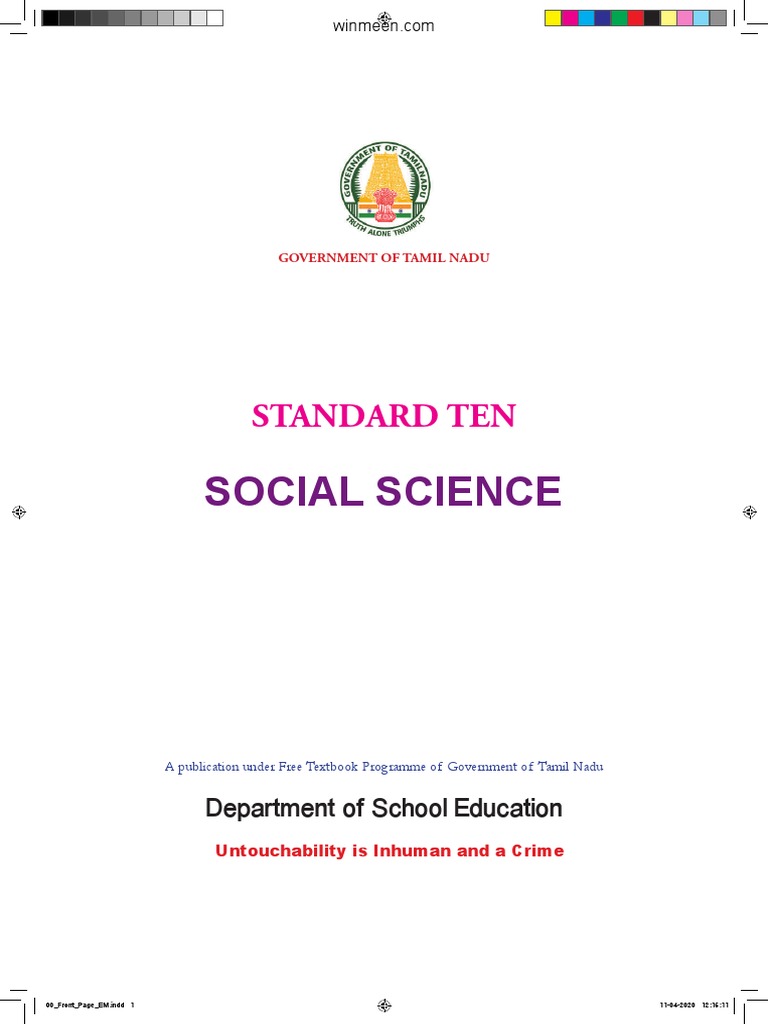 10th Social Science Book EM Winmeen Com | PDF | Balkans | Central Powers